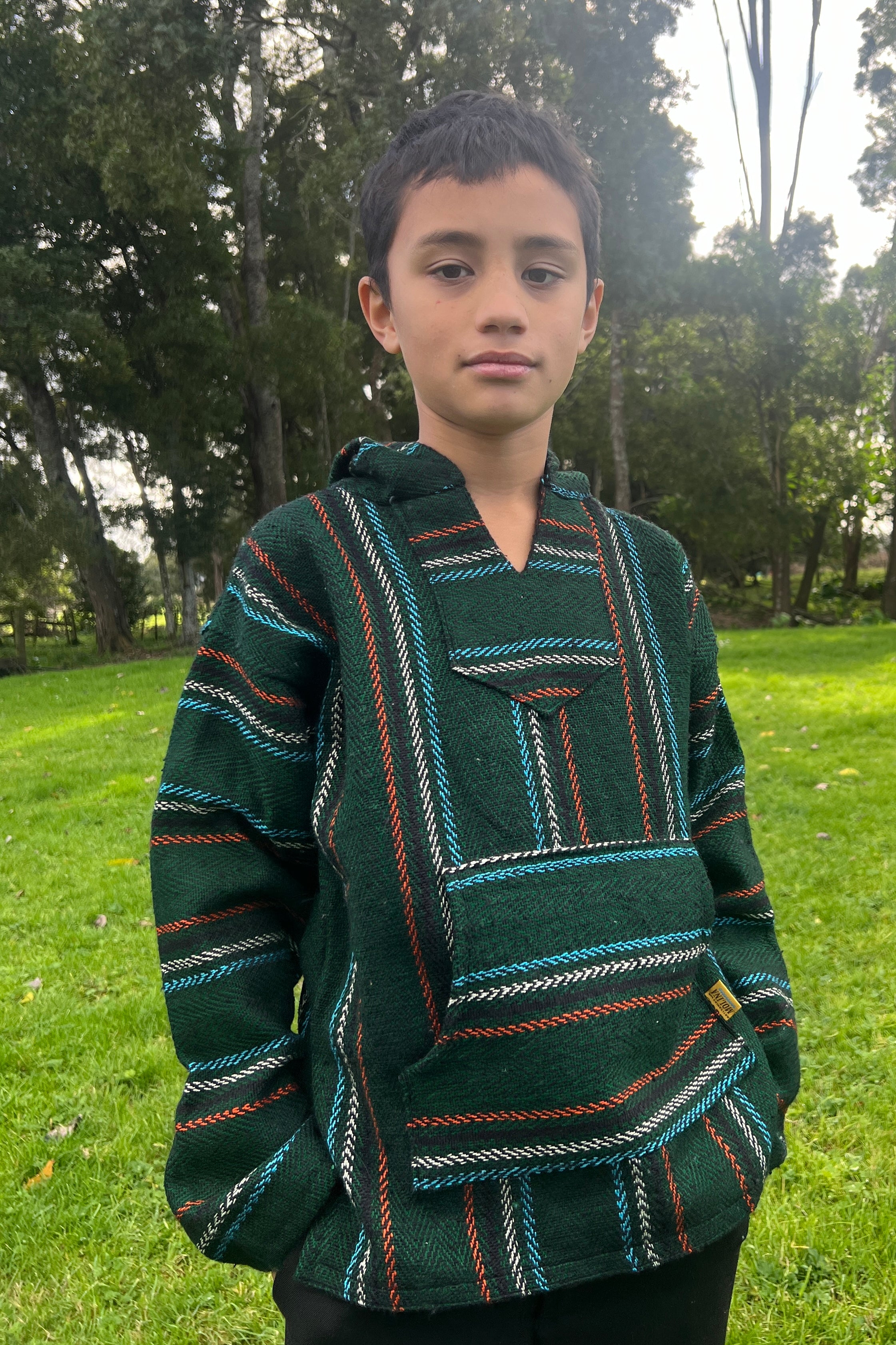 Kids Baja Hoodie - Wild Green – ENDLESS SUMMER NZ