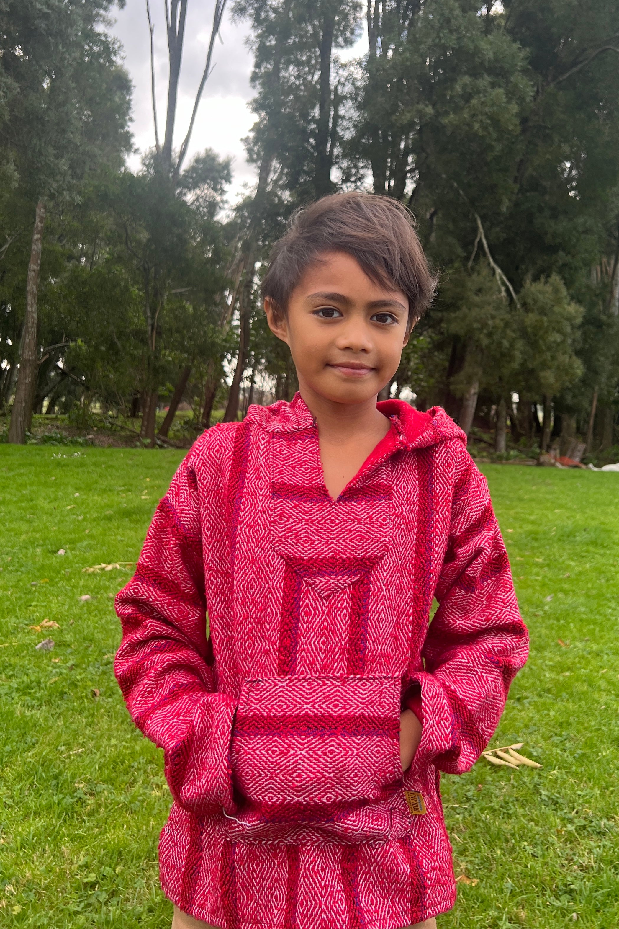 Kids Baja Hoodie - Cherry Bomb – ENDLESS SUMMER NZ