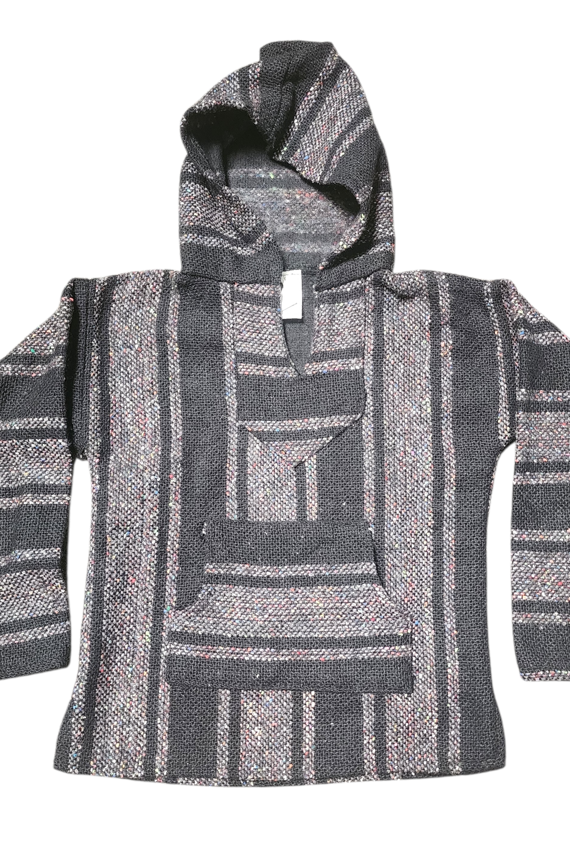 Kids Baja Hoodie - Black Confetti – ENDLESS SUMMER NZ